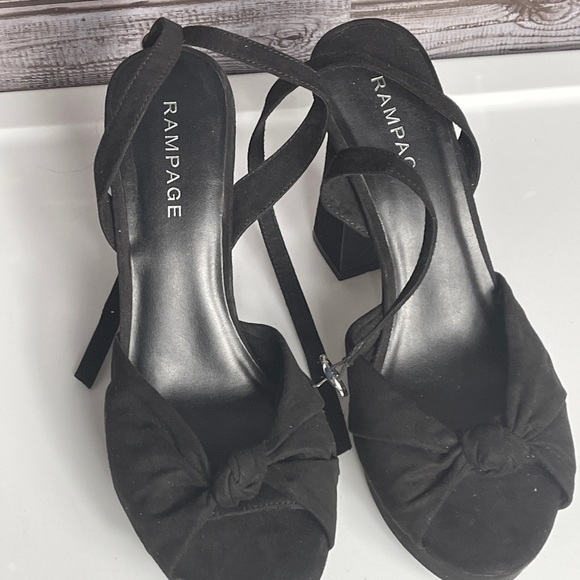 Rampage | Shoes | Vintage Rampage Dress Platform Chunky Heels | Poshmark